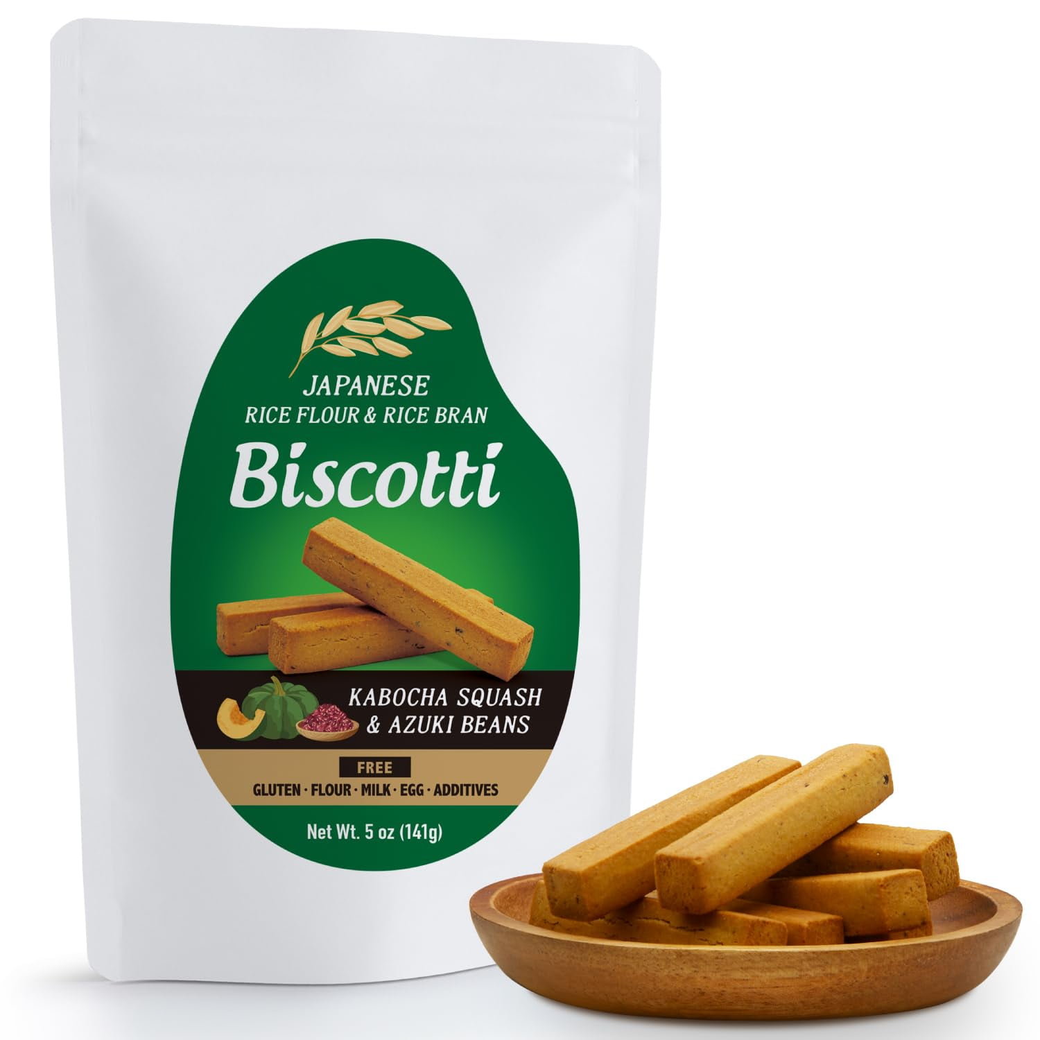 Biscotti Low Carb Almond SBF3 Cookies Snacks 5 oz (142 g), Kabocha ...