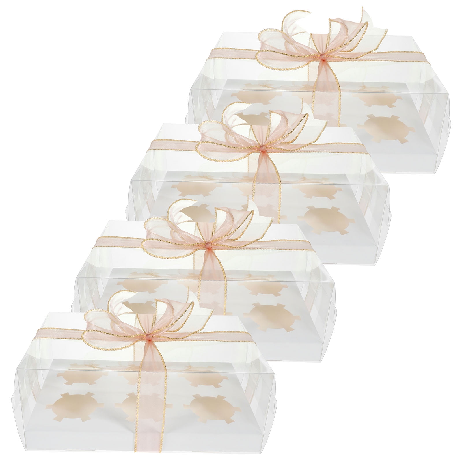 Biscuit Case Small Gift Boxes Cake Plastic Container Clear Containers ...