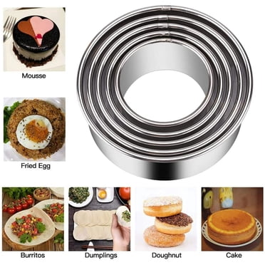Round Cookie Biscuit Cutter Set, 12 Graduated Circle Pastry Cutters ...