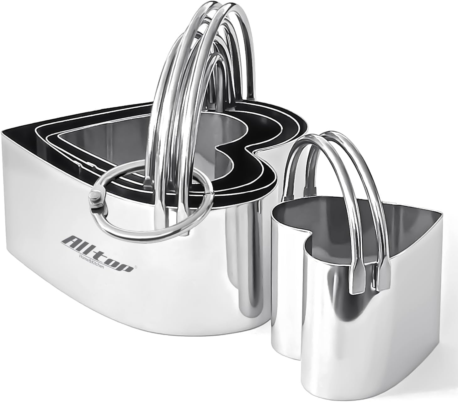 Biscuit Cutters with Handle, Stainless Steel Cookie Cutter ...