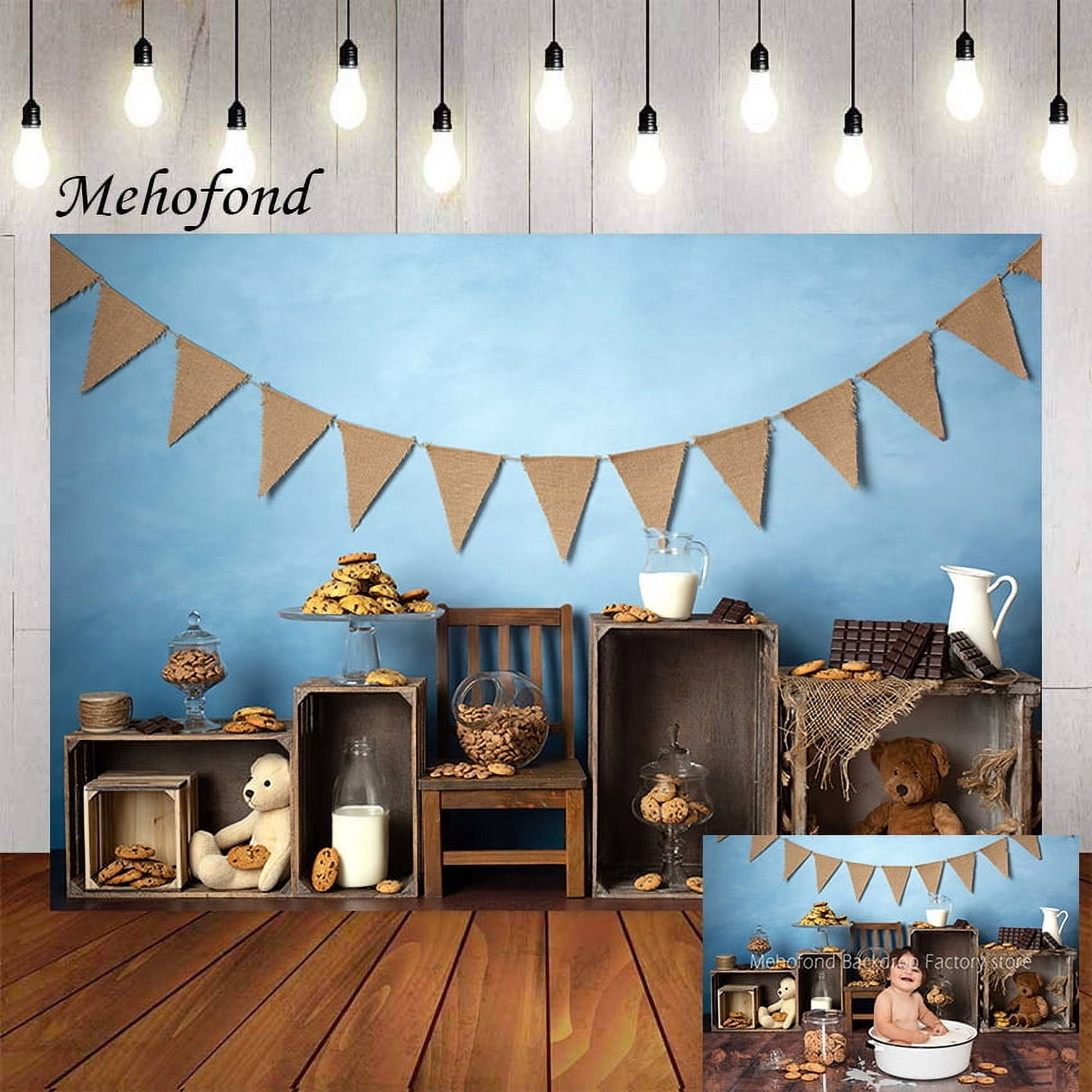 Biscuit Milk Toy Bear Chocolate Birthday Party Cake Smash Portrait ...