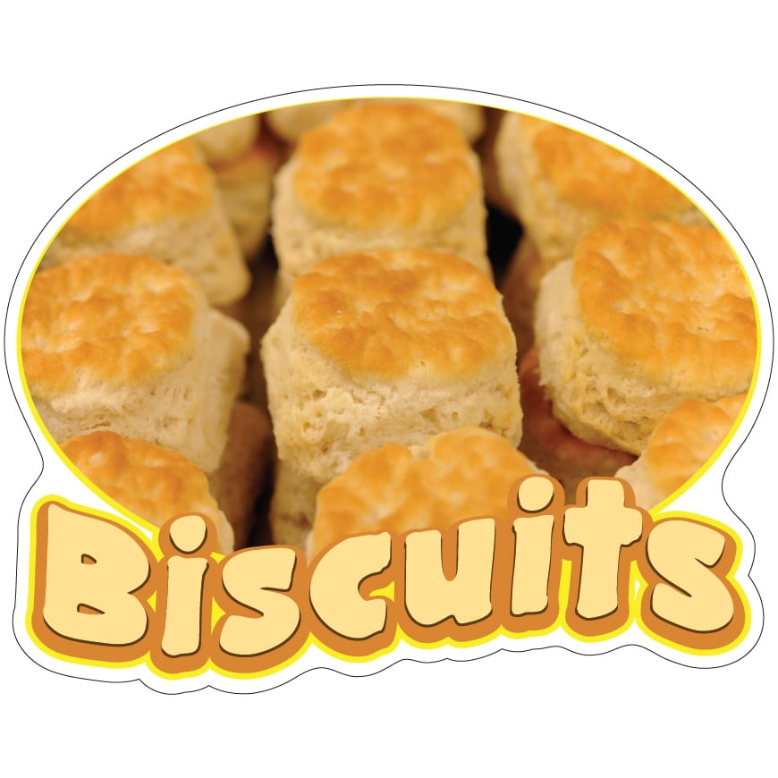Biscuits 16" Decal Concession Stand Food Truck Sticker - Walmart.com