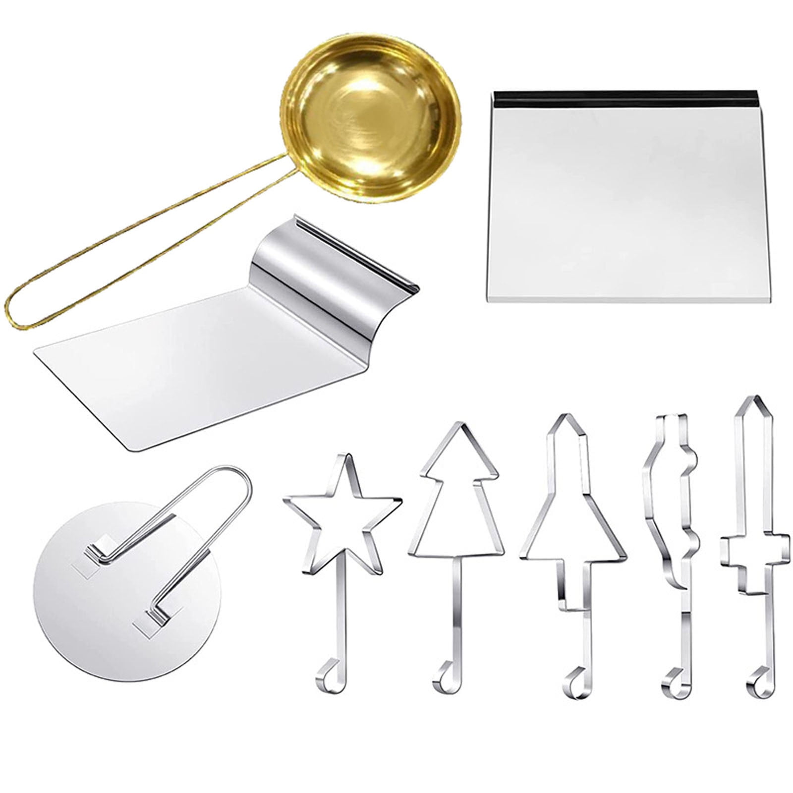 Biscuits Sugar Pie Korean Sugar Candy Making Tools Set Kit 9 pcs Korean ...