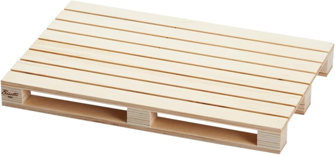 Bisetti BT-26122 Medium Pallet Wood Cutting Board/Tray, 11.8 x 7.9 x 1. ...
