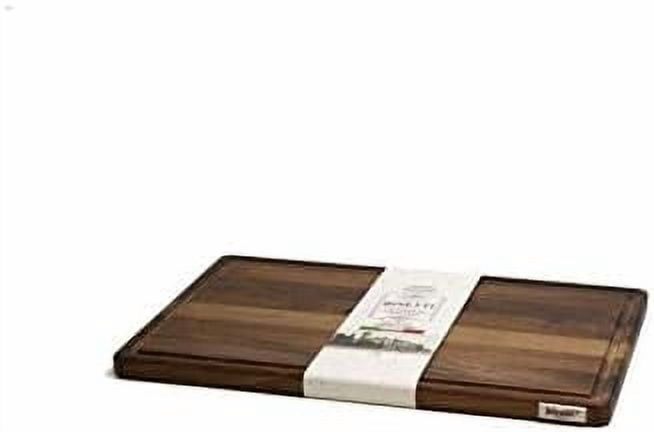 Bisetti Walnut Wood Cutting Chopping Slicing Board with Juice Groove ...