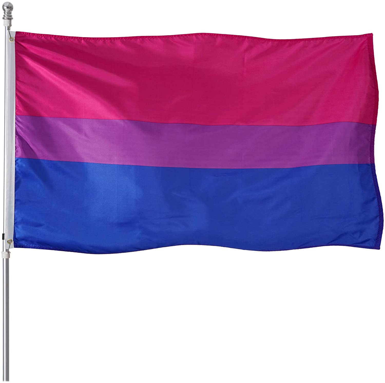 Bisexual BI Gay Pride Flag 3x5 Heavy Duty Polyester LGBT Rainbow ...