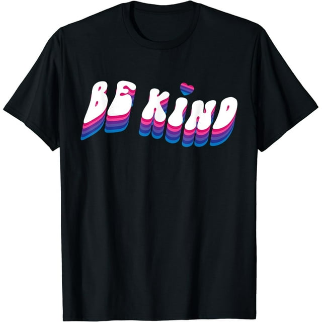 Bisexual Bi Pride Flag Be Kind T Shirt