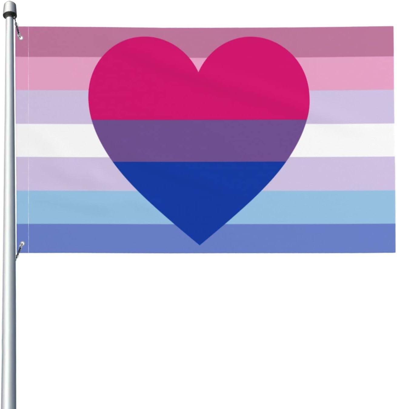 Bisexual Bigender Pride Flags, 3Ply Polyester Heavy Duty Double Sided ...