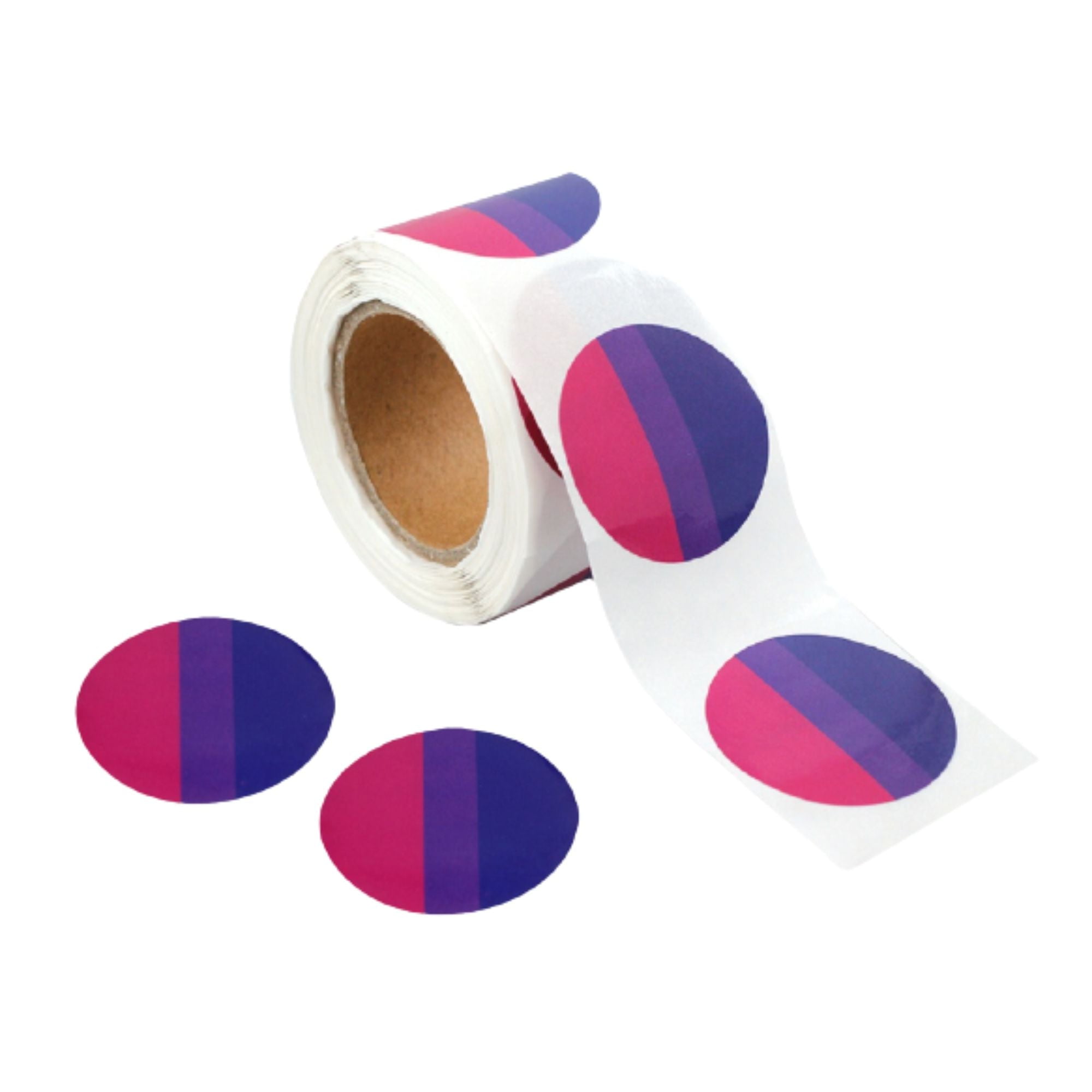 Bisexual Circle Stickers (250 per Roll) - Walmart.com