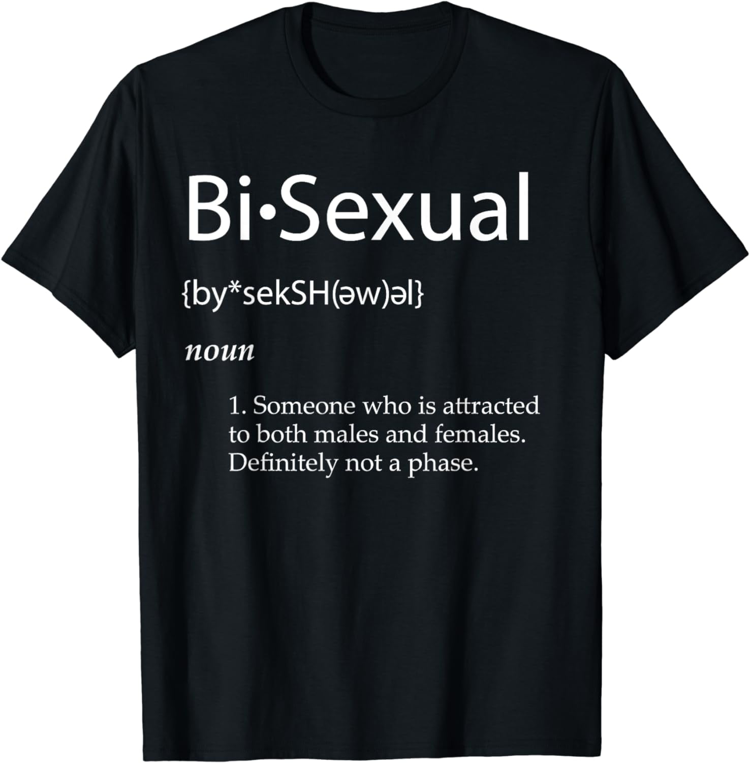 Bisexual Definition Cute Gay Bi Sexual Pride LGBTQ Bi T-Shirt - Walmart.com