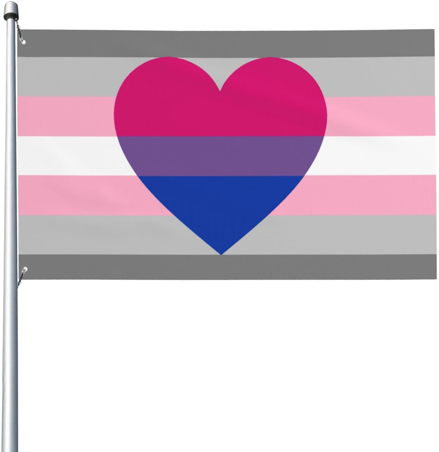 Bisexual Demigirl Pride Flags Garden Home Flag House Flags For Outdoor ...
