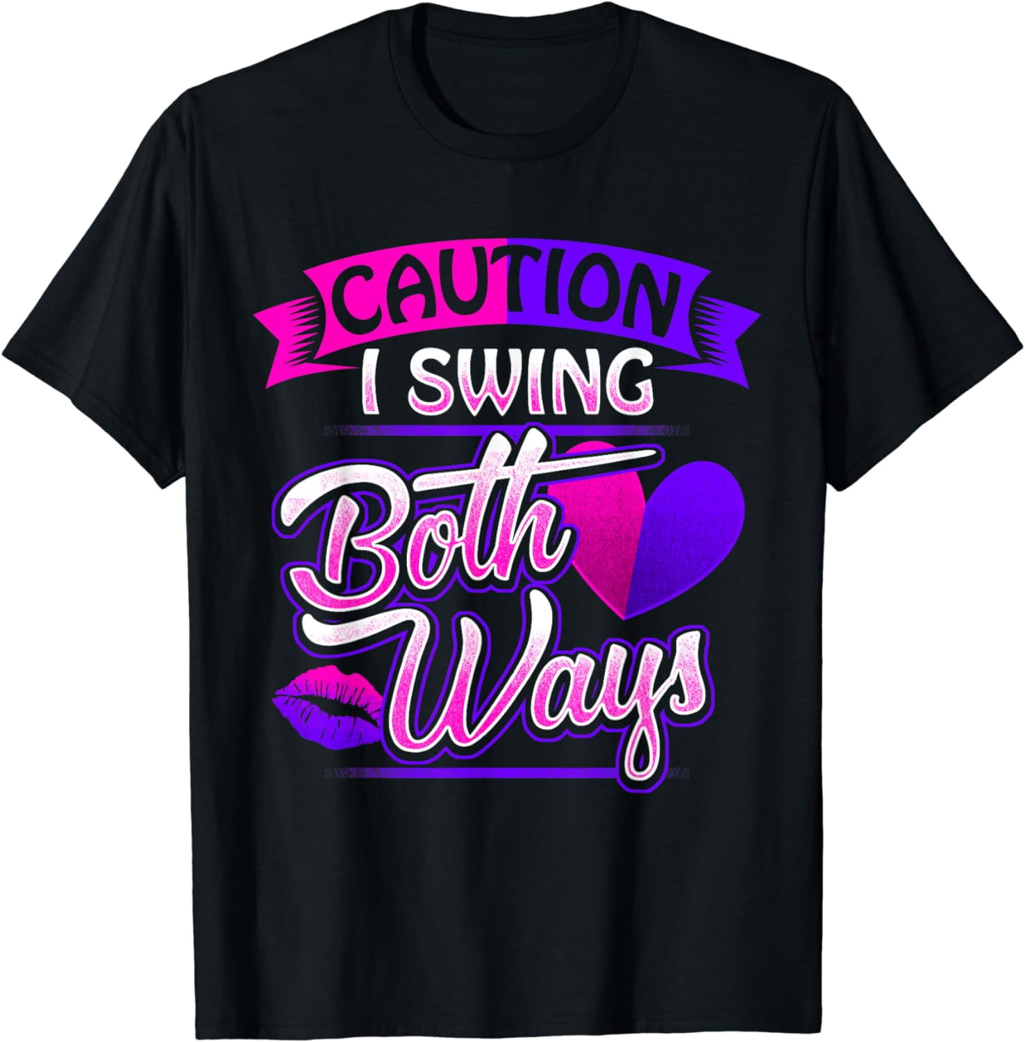 Bisexual Pride Bi LGBT I Swing Both Ways LGBTQ T-Shirt - Walmart.com
