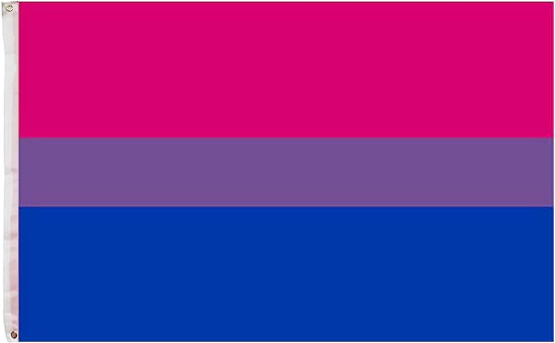 Bisexual Pride Flag,3 x 5 Foot Bi Pride Flag 100% Polyester Silk ...