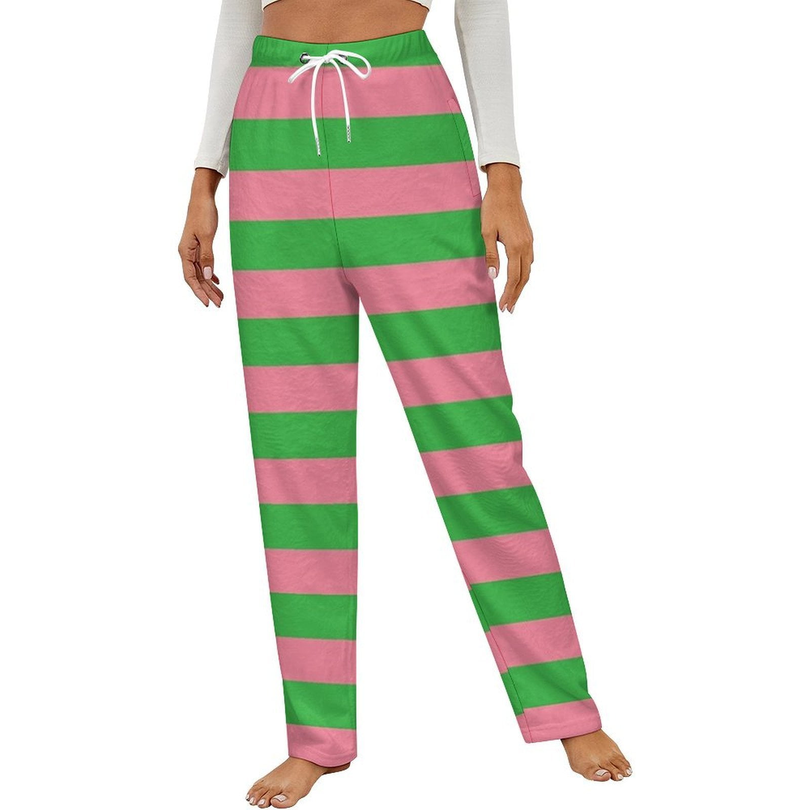 Bisexual Pride Flag Flannel Pajamas Women's Autumn And Winter Plus ...