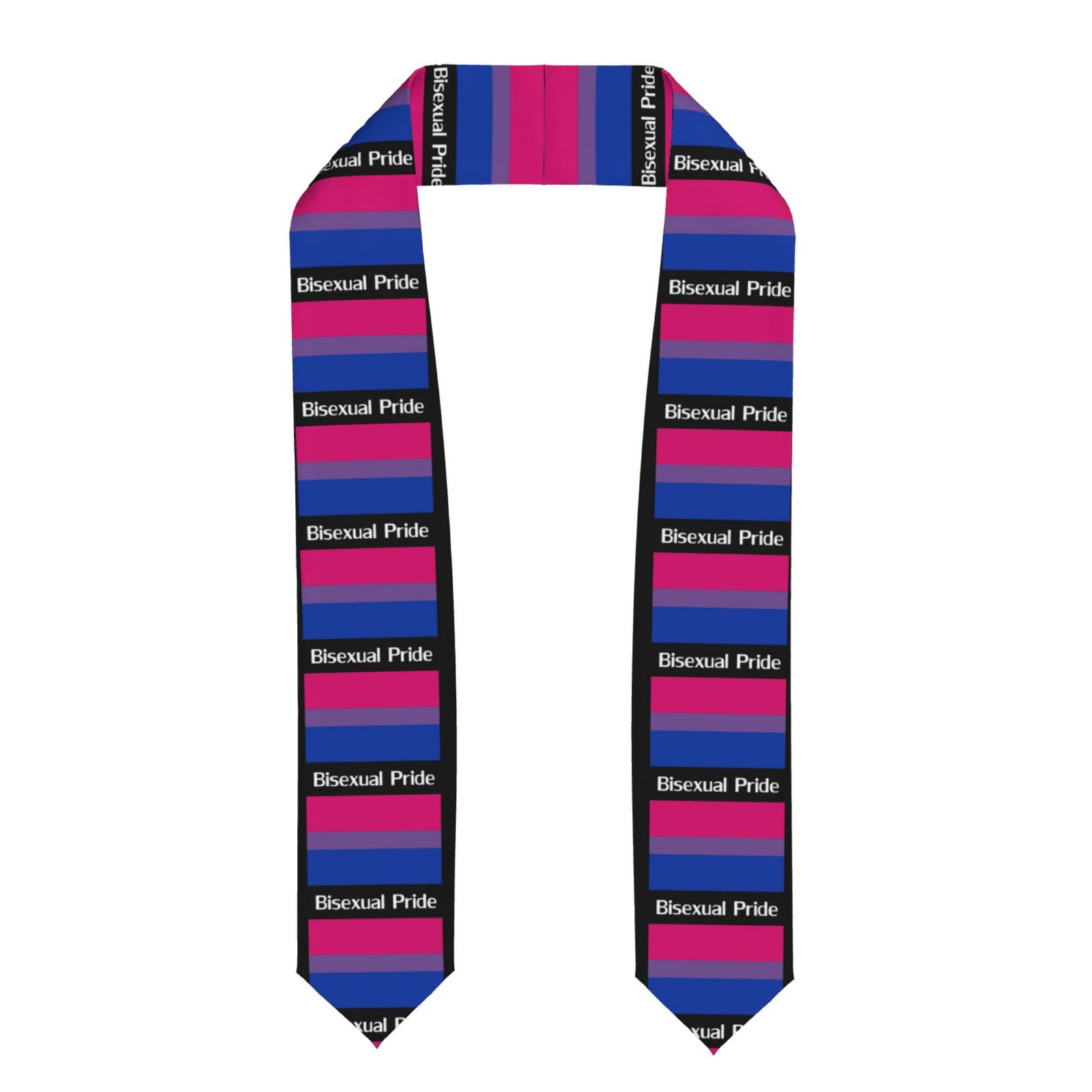 Bisexual Pride Flag Graduation Stole Shawl Wraps 72 x 5.1 inches Unisex Graduate Honor Gifts ...