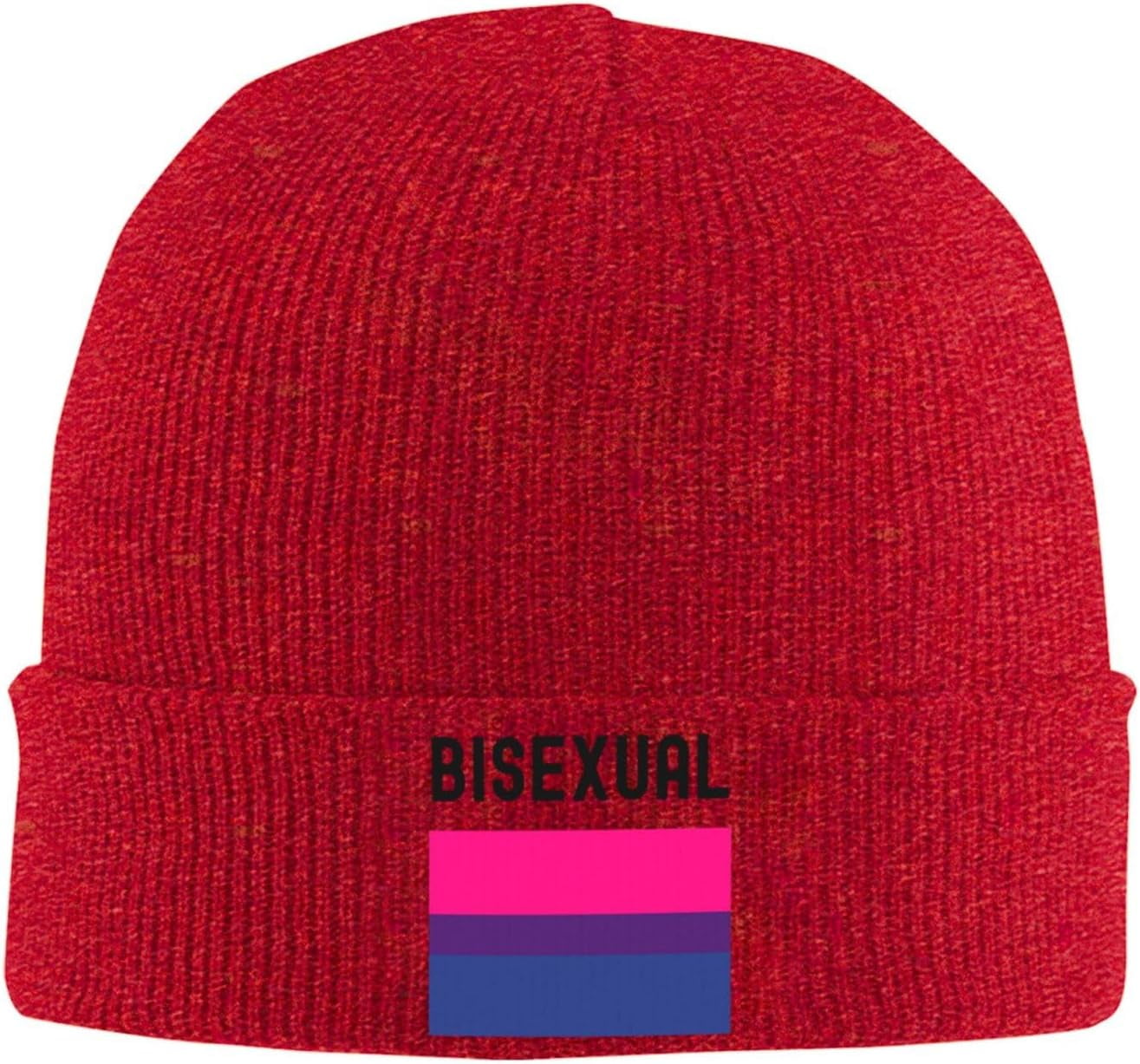 Bisexual Pride Flag - LGBT Bisexual Gifts Beanie Hat Gifts Men Winter ...