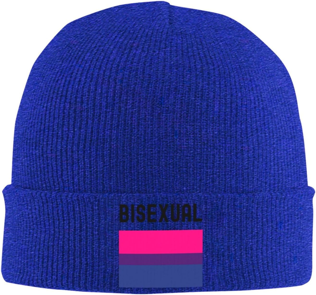 Bisexual Pride Flag - LGBT Bisexual Gifts Beanie Hat Men Winter Knit ...