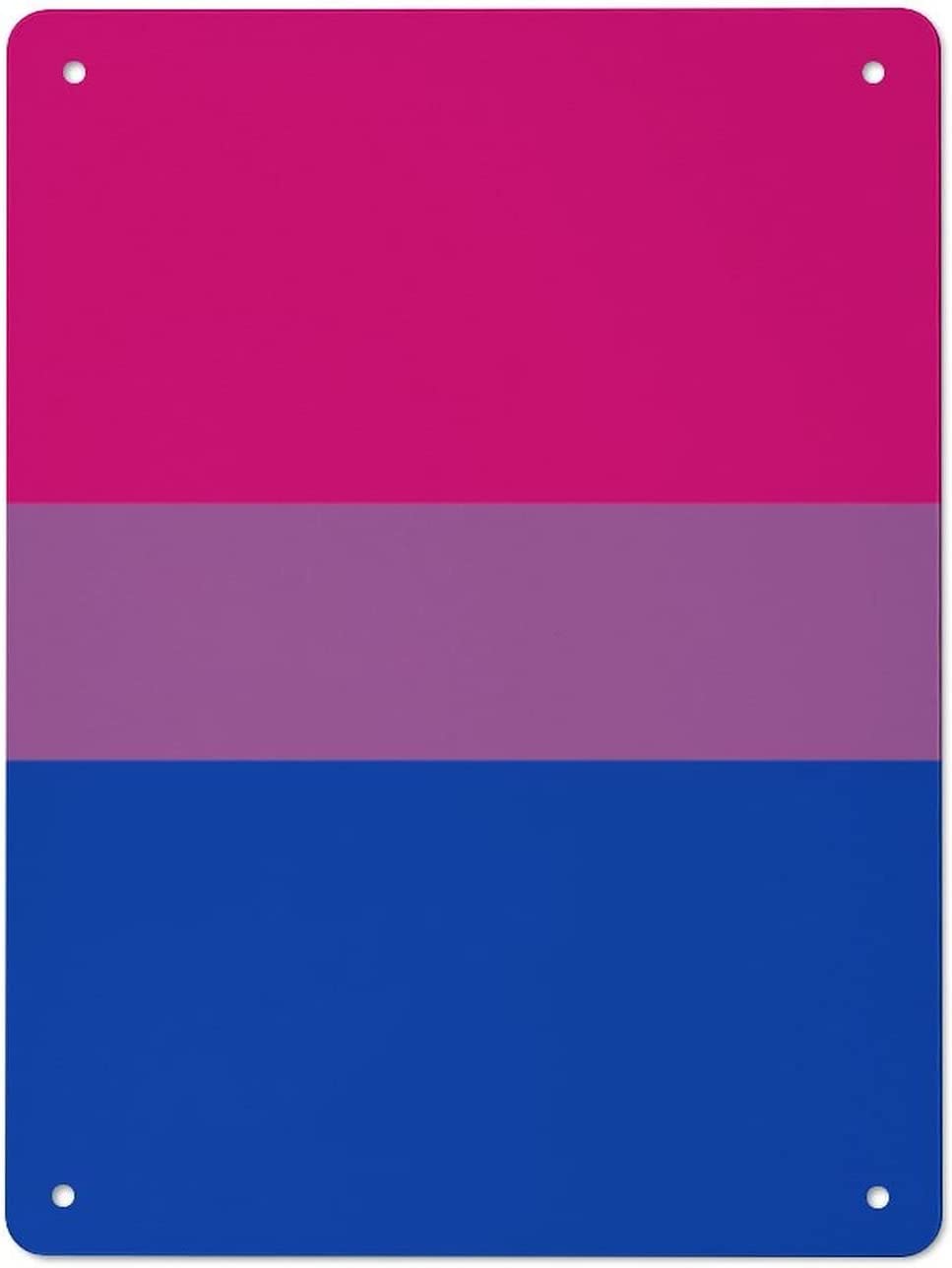 Bisexual Pride LGBT Flag Aluminum Signs Vintage Iron Sheet Hanging ...