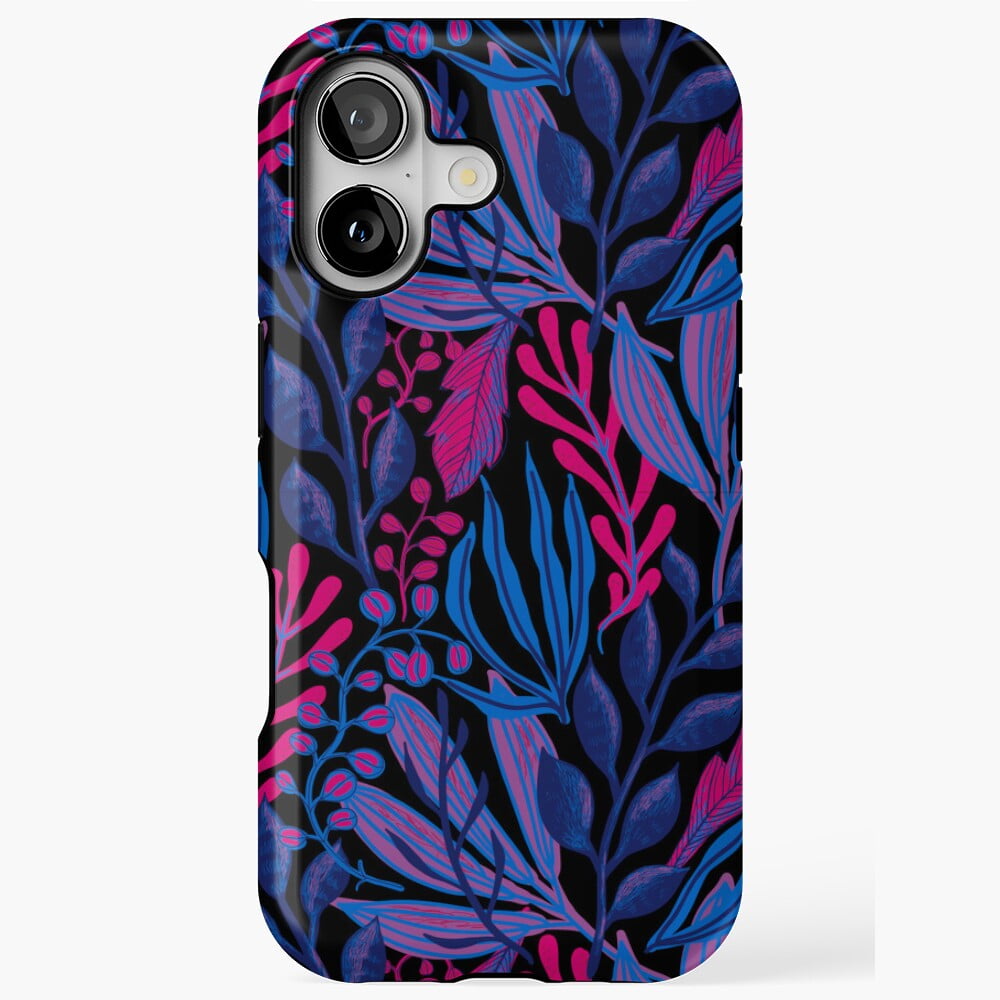 Bisexual Pride Plants Background Art Compatible Phone Case for iPhone ...