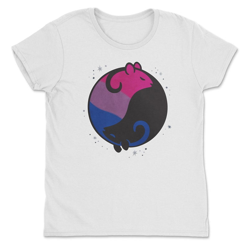 Bisexual Pride Shirt, Bi Gift, LGBT T-shirt, Bi Flag, Bisexual Yin Yang ...