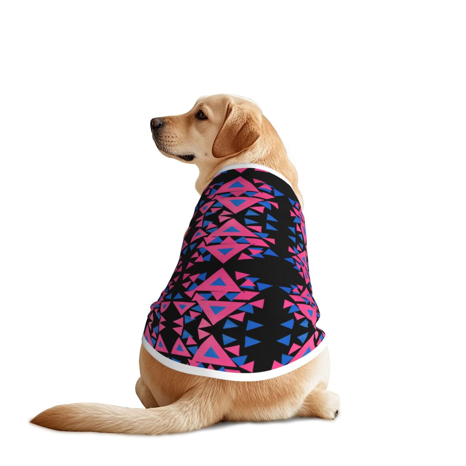 Bisexual Pride Triangles Flag Dog T Shirts Vest for Dogs Fit - Spring ...
