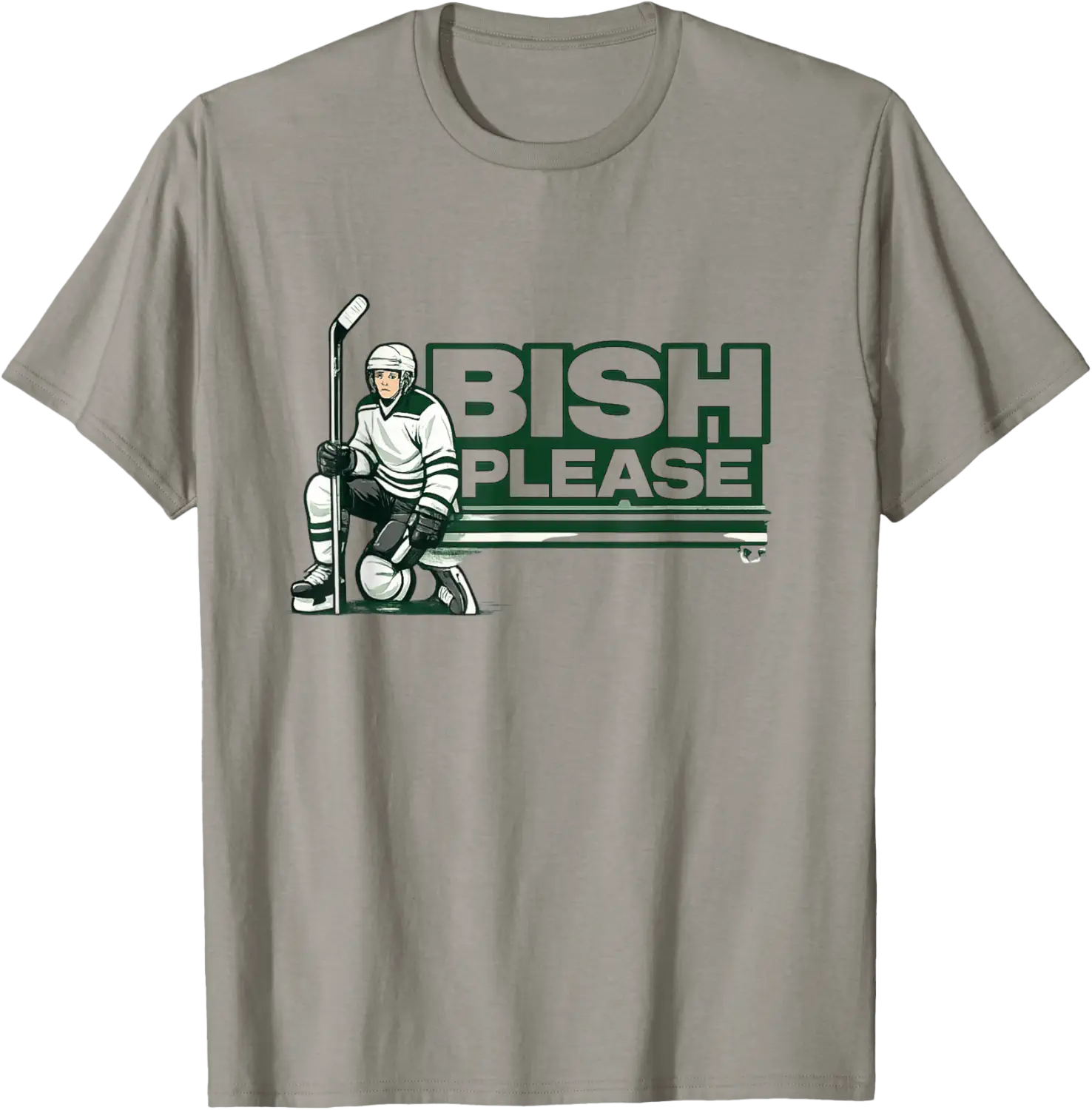 Bish Please Hockey | Hockey Fan Jokes Dallas Love T-Shirt - Walmart.com