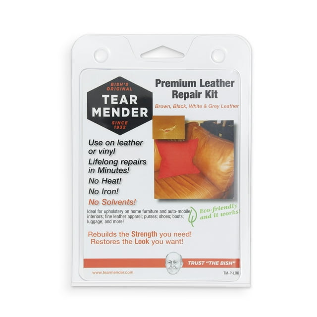 Bish's Original Tear Mender Premium Leather Repair Kit - Walmart.com