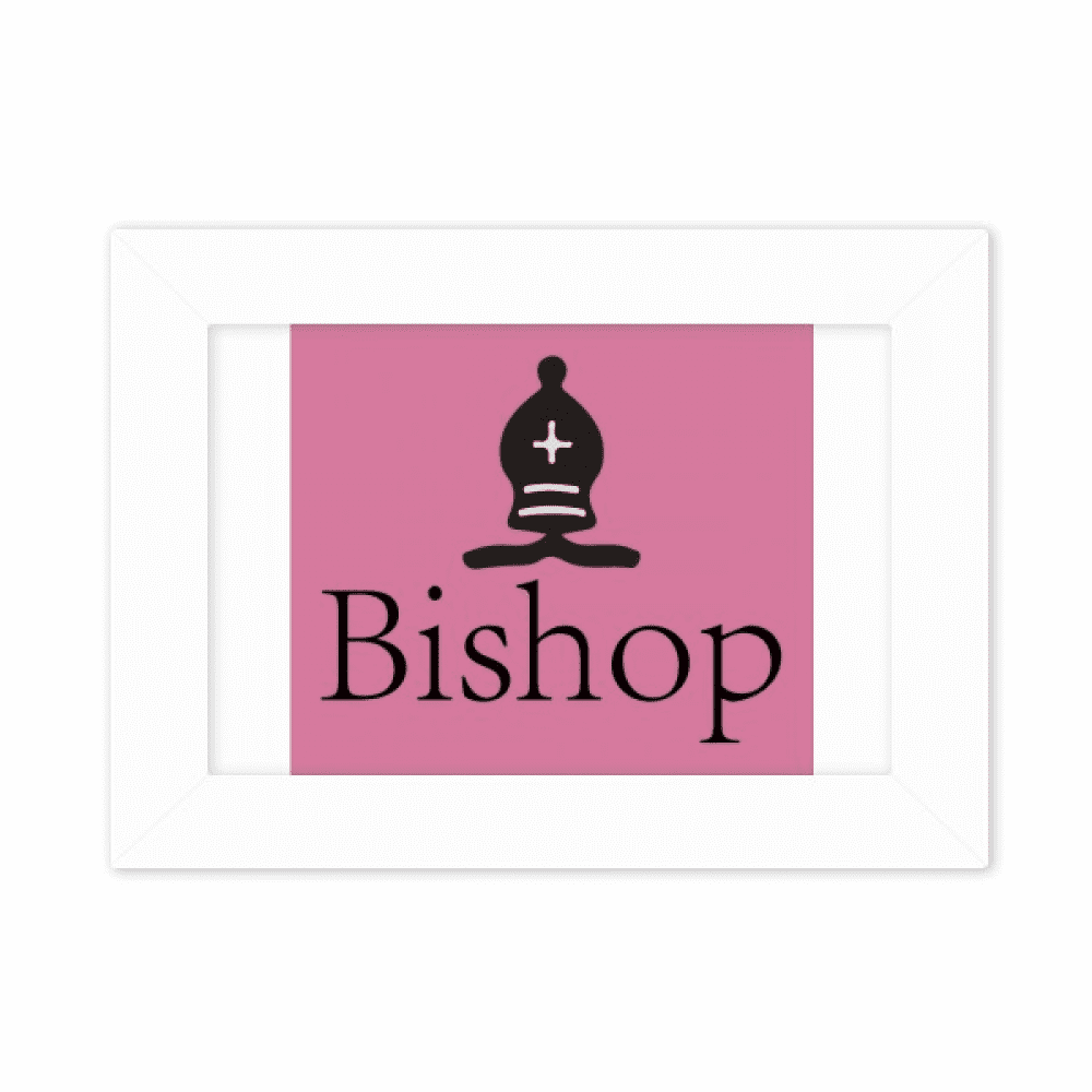 Bishop Black Word Chess Game Photo Mount Frame Picture Art Painting ...