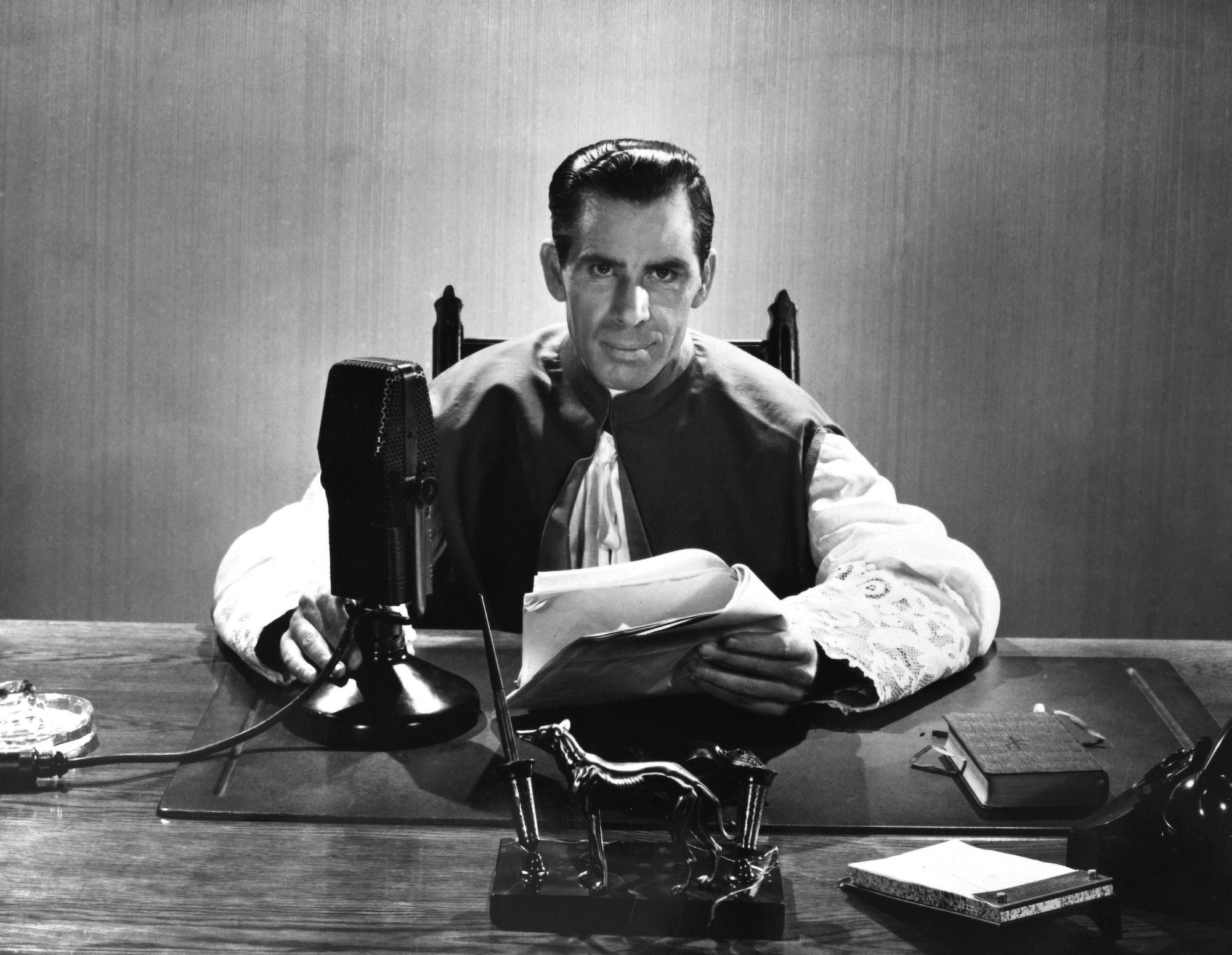 Bishop Fulton J. Sheen Portrait (10 x 8) - Walmart.com