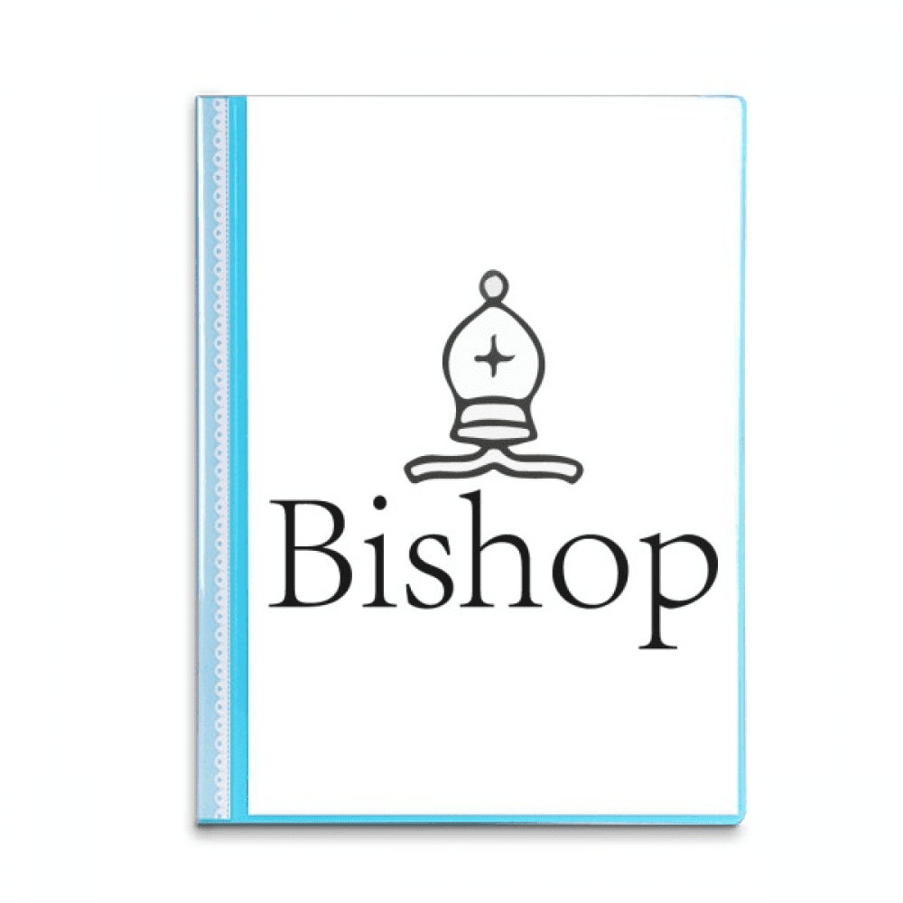 Bishop White Word Chess Game Book Sheet Protectors Portfolio Binder ...
