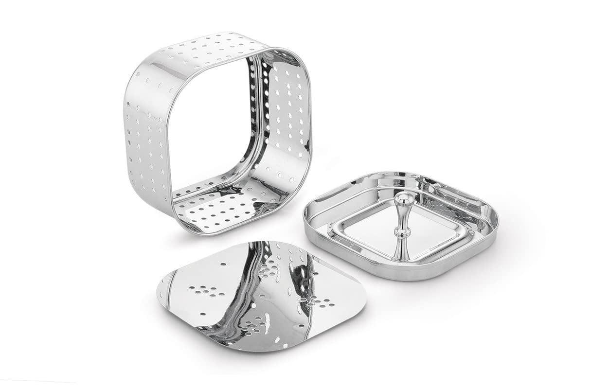 BishtHub Stainless Steel Paneer Maker Cheese Mould Press Square Shaped ...