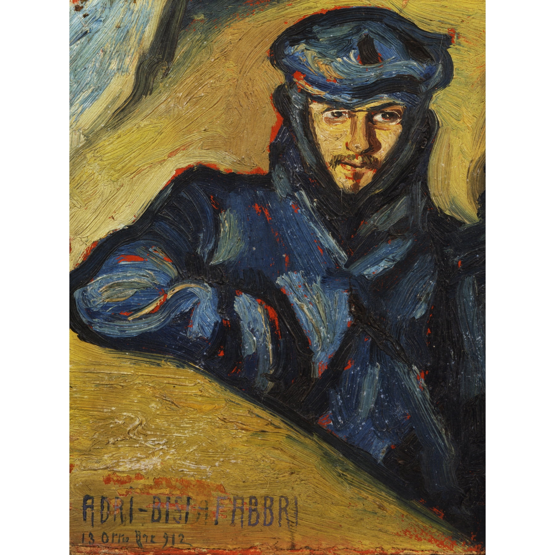 Bisi Fabbri Aviator Pilot Ricordo Chavez Painting Extra Large Art Print ...