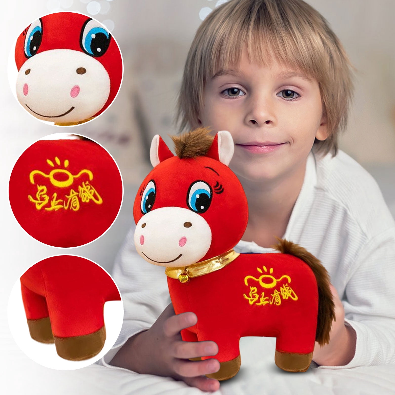 Bisitoy 2026 Chinese New Year Plush Decoration Year of The Horse Mascot ...