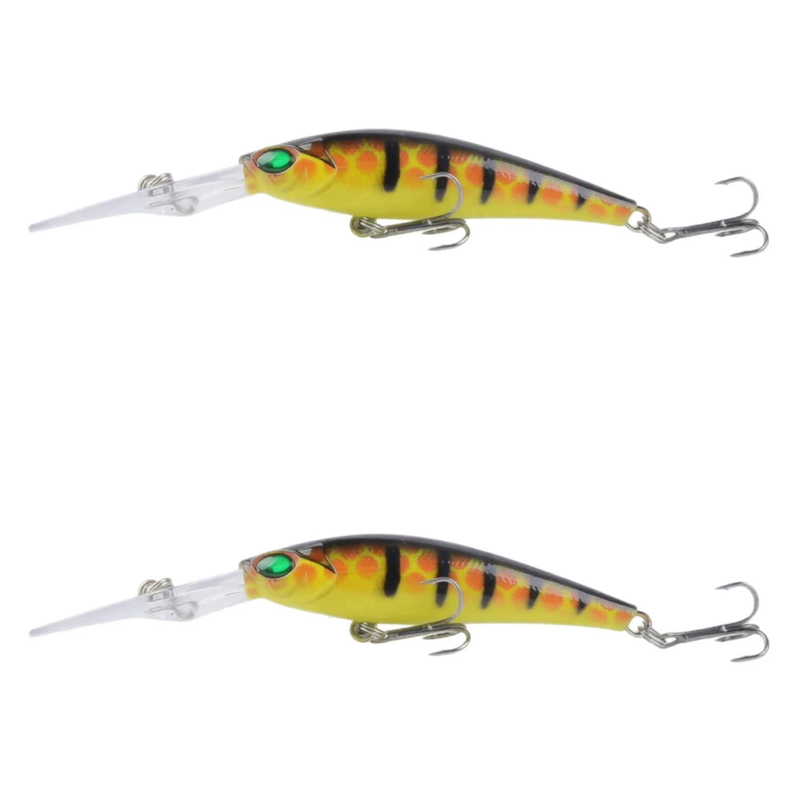 Bisitoy 2Pcs Soft Plastic Fishing Lures Swimbait Paddle Tail Hook for ...