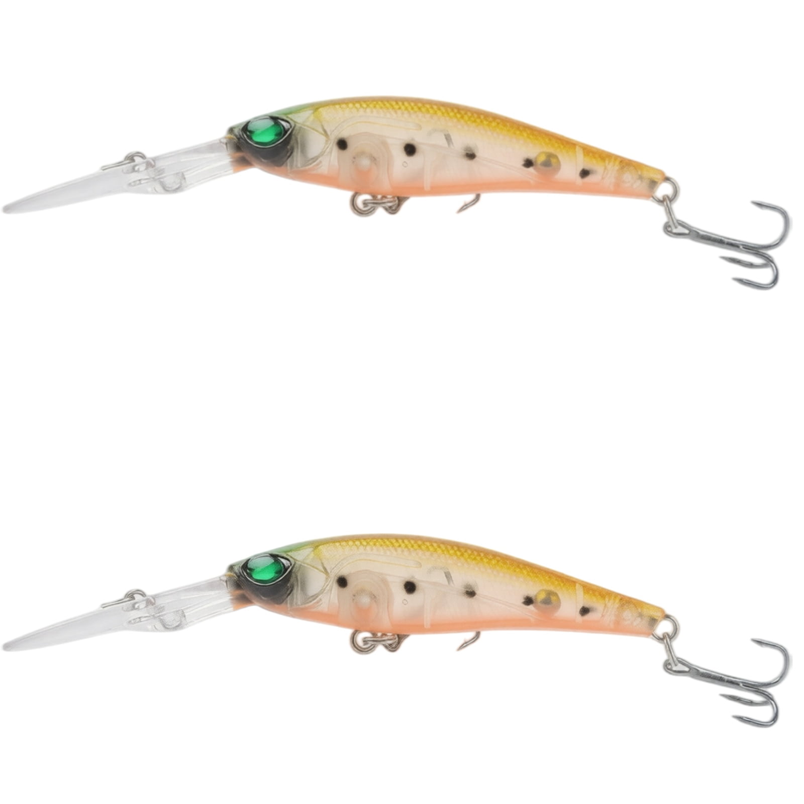 Bisitoy 2Pcs Soft Plastic Fishing Lures Swimbait Paddle Tail Hook for ...