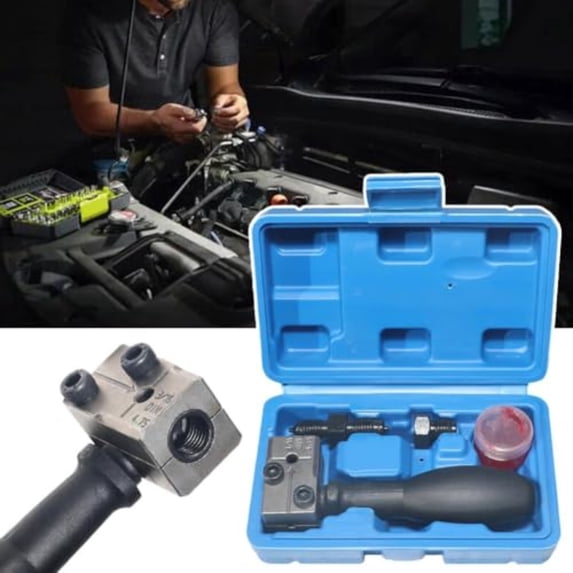 Bisitoy 3/16in Double Flaring Tool Handheld Brake Line Flaring Kit for ...