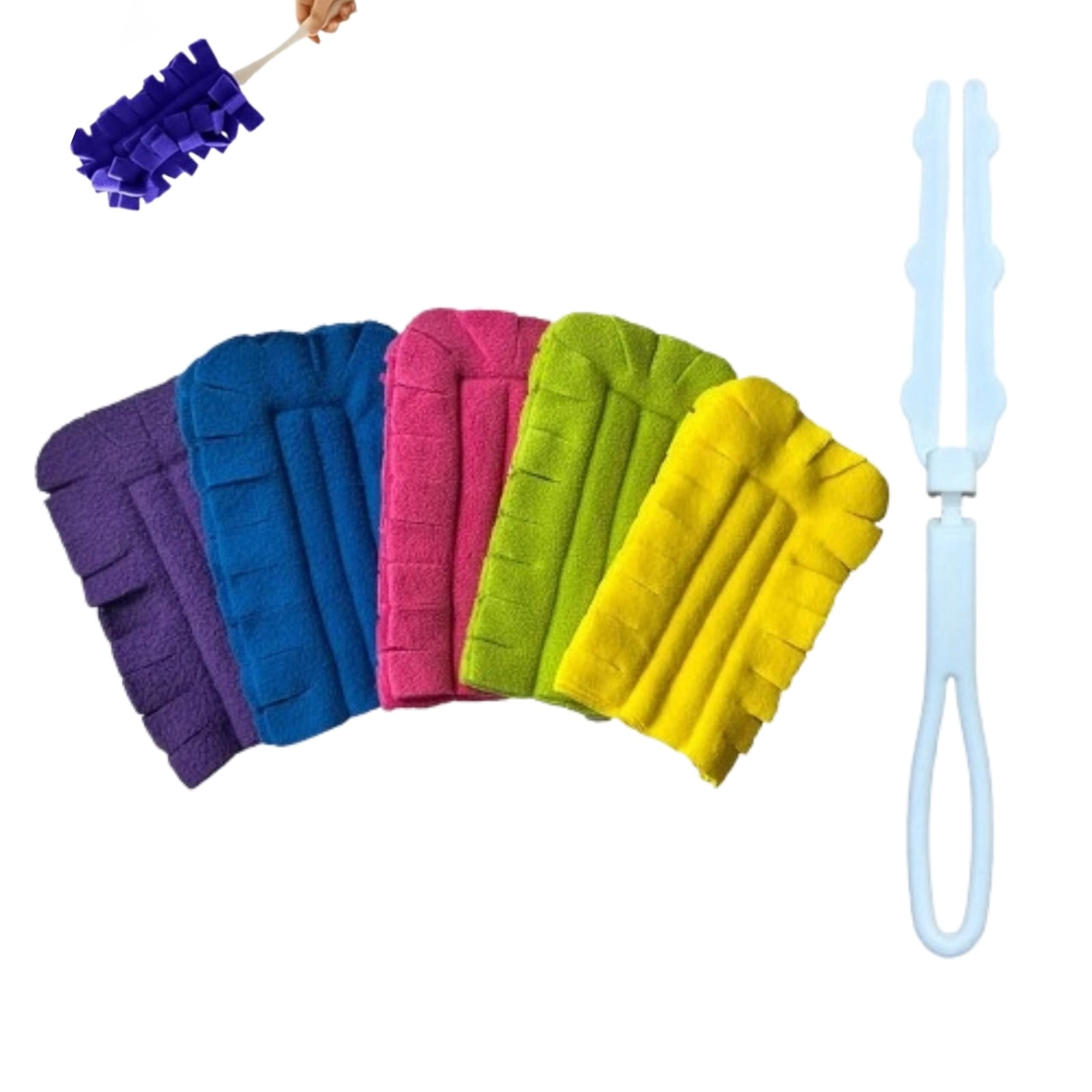 Bisitoy 5 Pcs 360° Duster Refills, Heavy Duty Duster Refill Pads ...