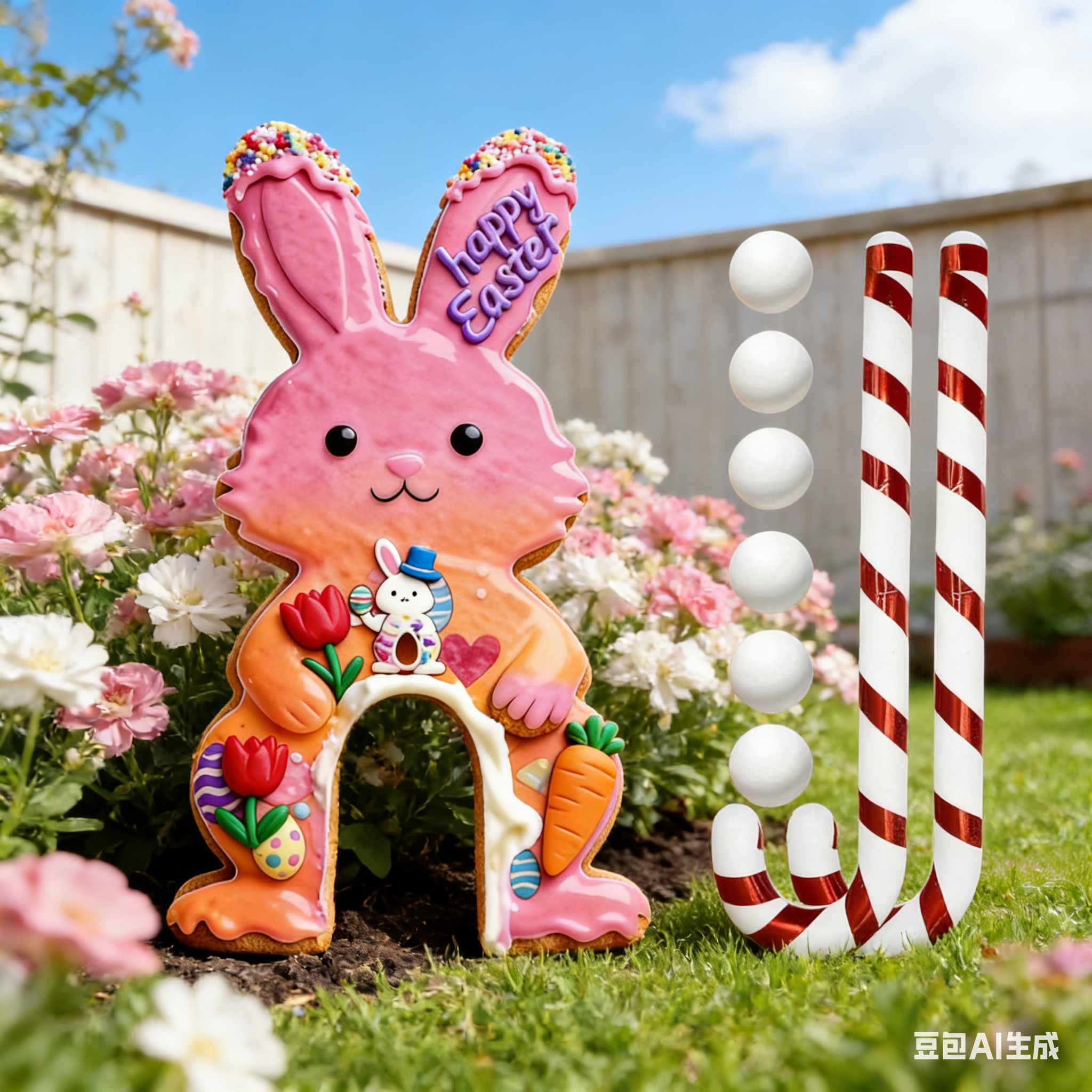Bisitoy Easter Bunny Gingerbread Golf Game Set - Complete Family Game ...