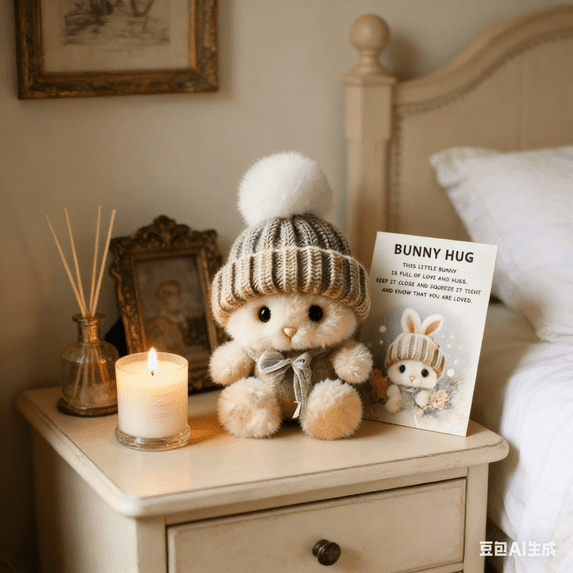 Bisitoy Easter Decor: Soothing Light-Up Rabbit Plush - Complete with ...