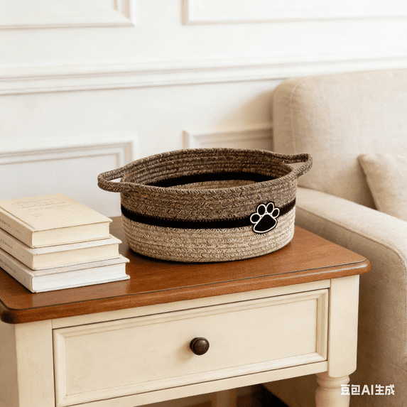 Bisitoy Small Woven Baskets with Handles, Decorative and Functional ...