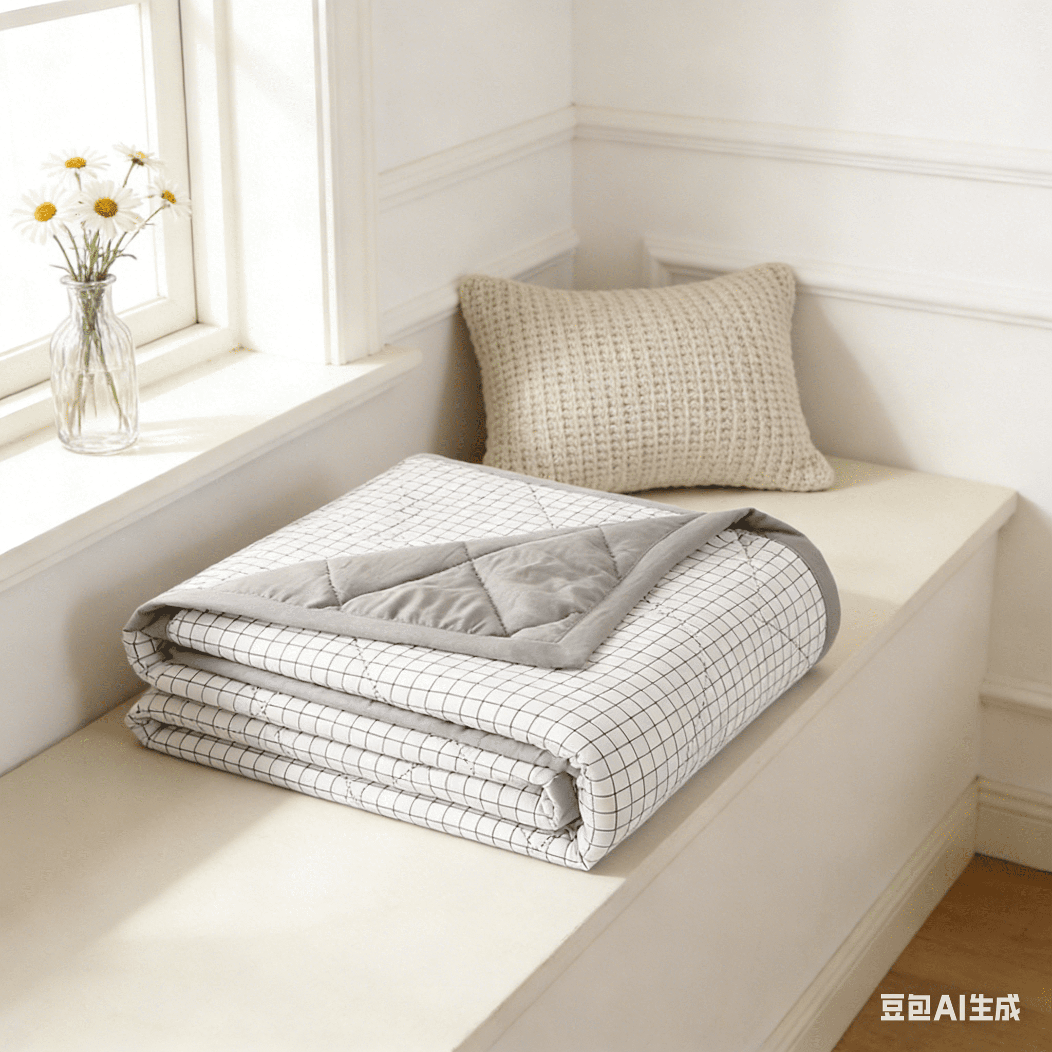 Bisitoy Throw Blanket Breathable Design, Lightweight Plaid Bed Throw ...