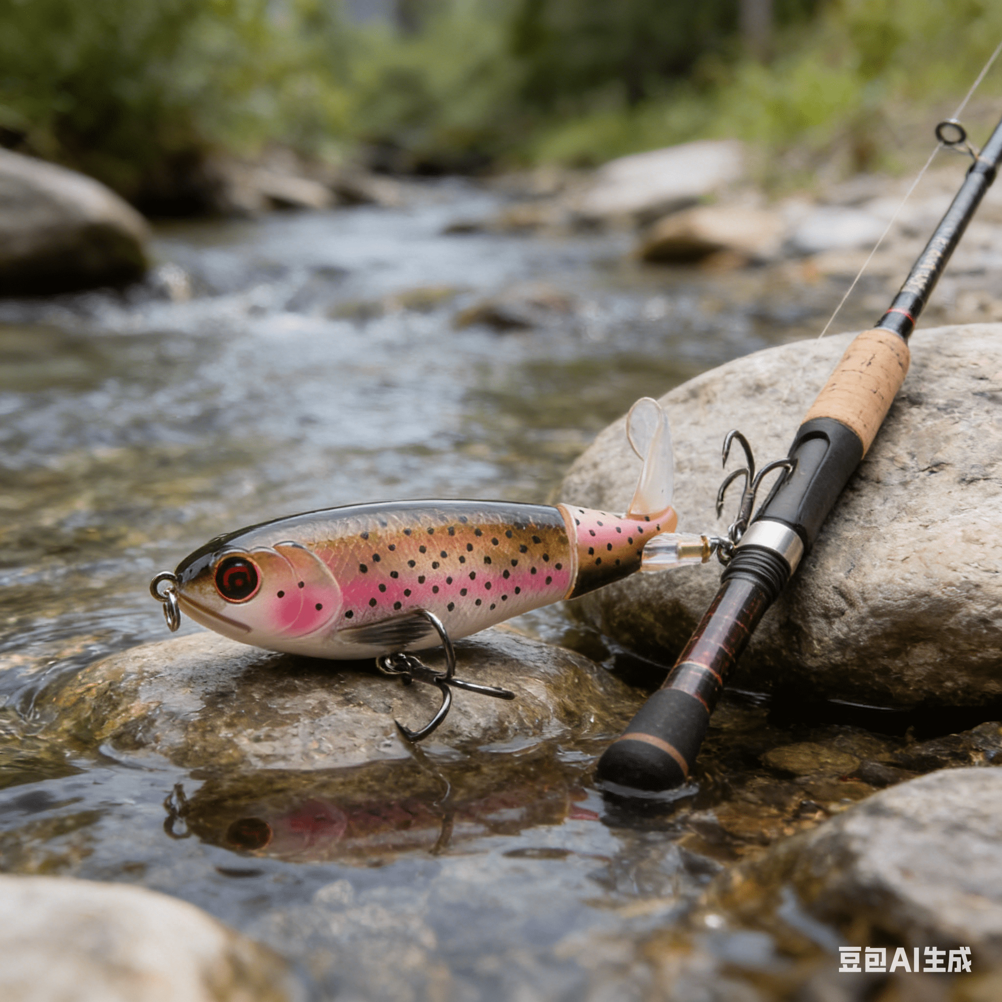 Bisitoy Topwater Fishing Lures, Propeller-Generated Surface Disturbance ...