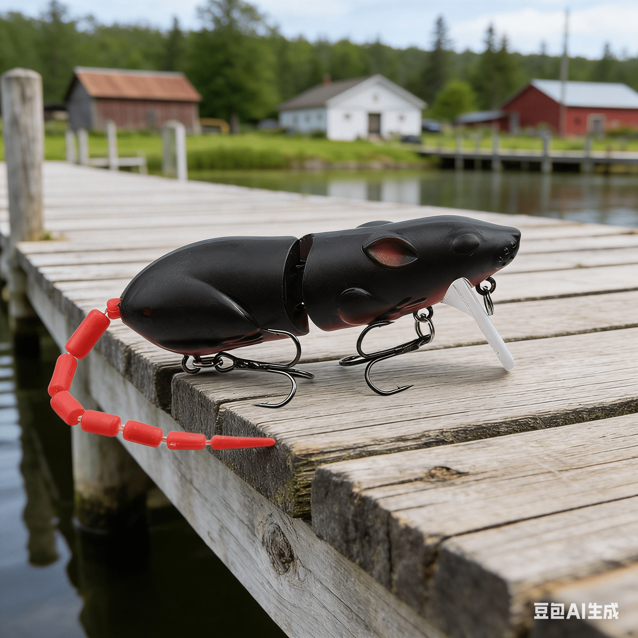 Bisitoy Topwater Mouse Fishing Lures, Floating Rat Lure for Exciting ...