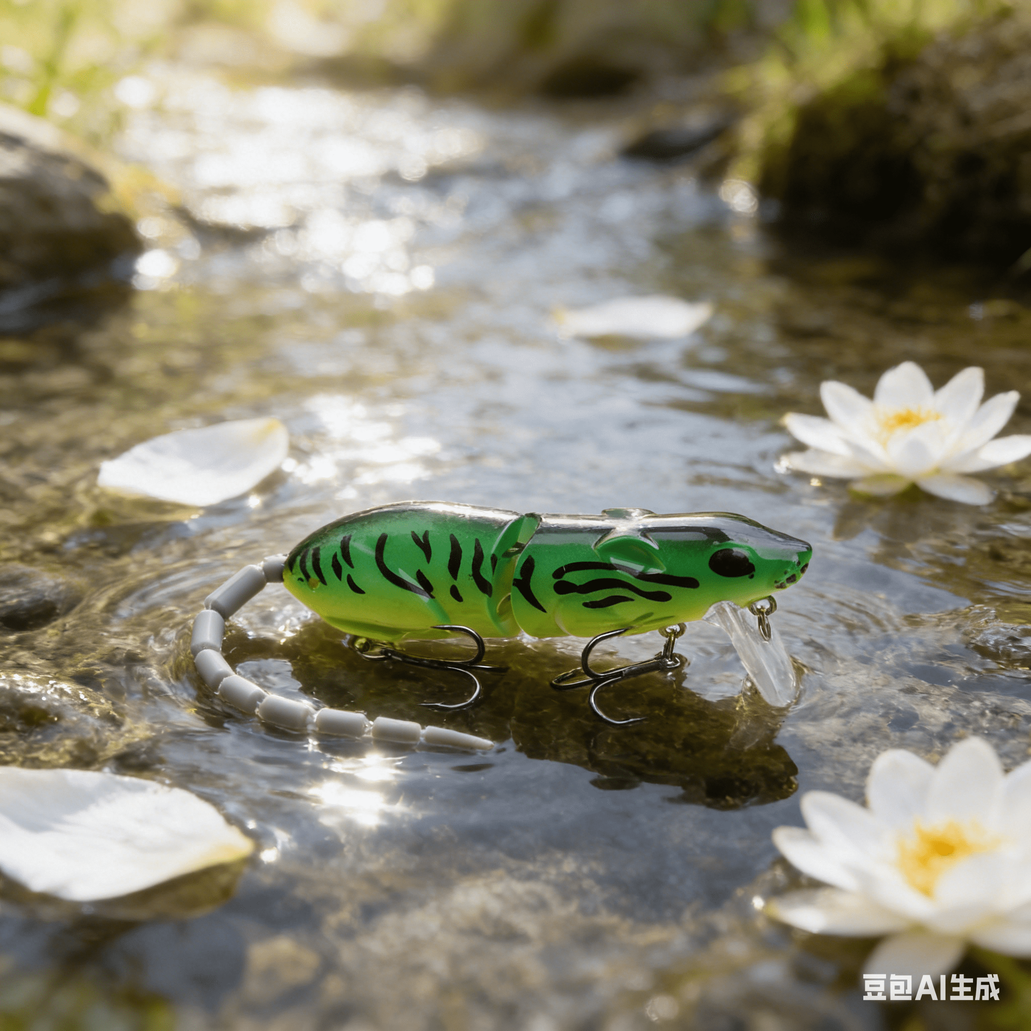 Bisitoy Topwater Mouse Fishing Lures, Hard Bait with Wiggling Tail ...