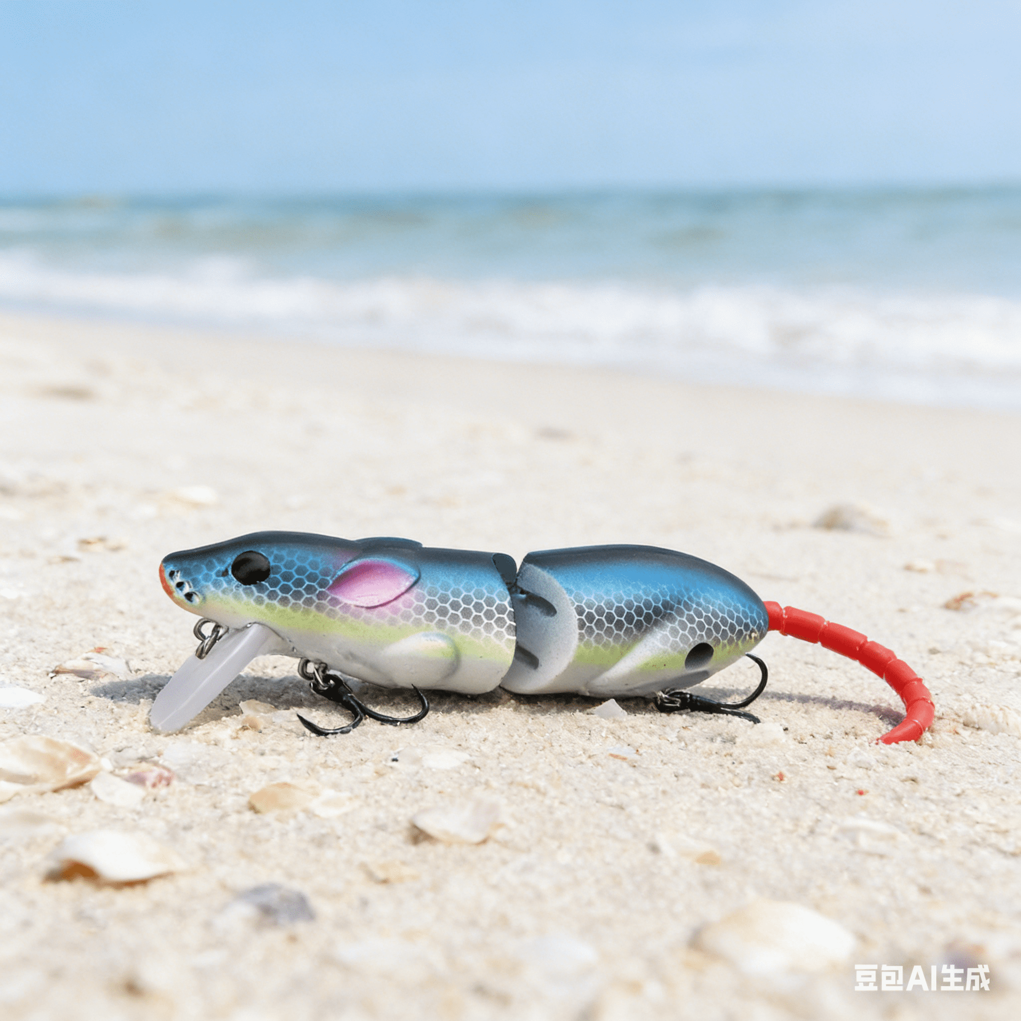 Bisitoy Topwater Mouse Fishing Lures, Multi-Segment Mouse Lure with ...