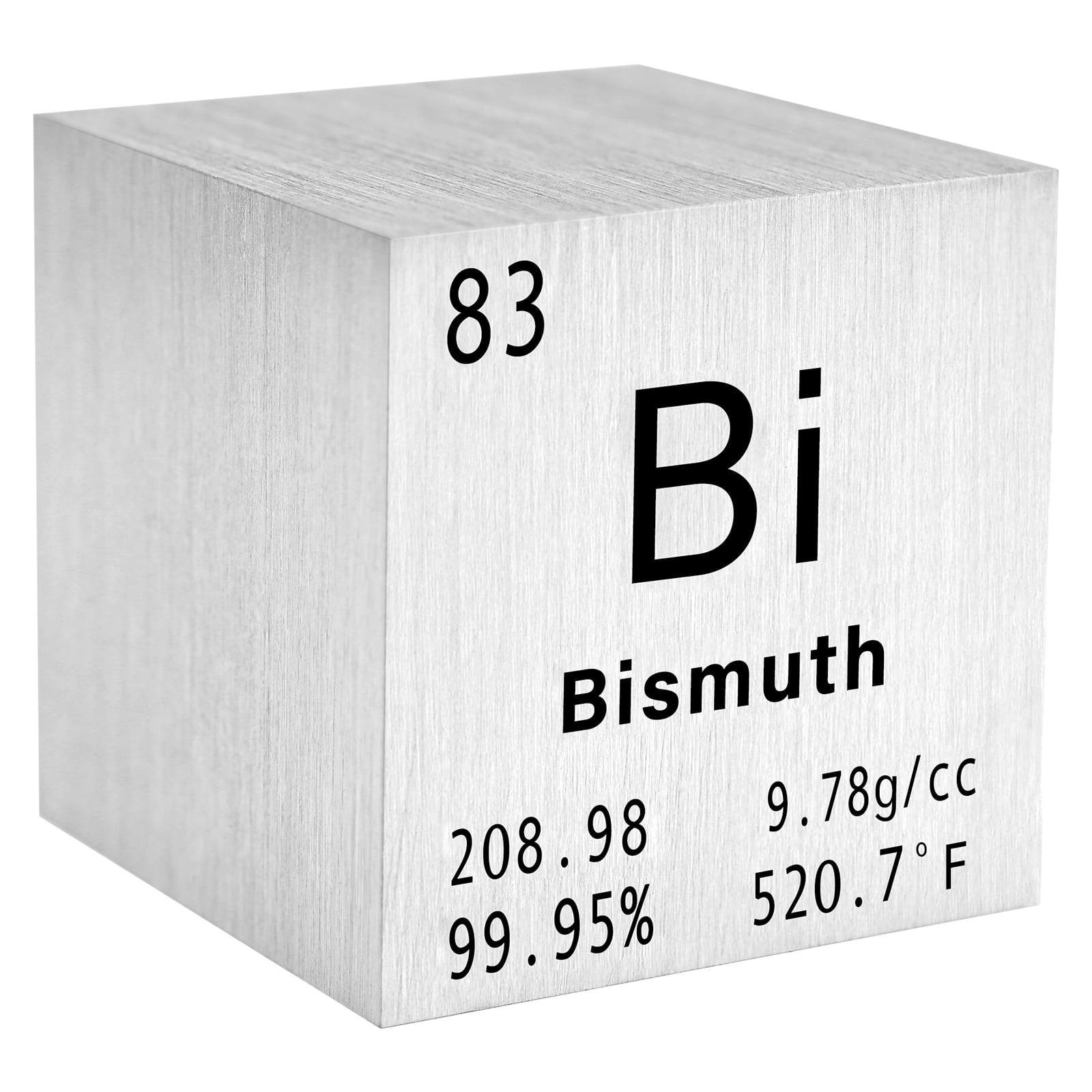 Bismuth Cube Pure Metal High Density Cube Laser Engraved Cube for ...