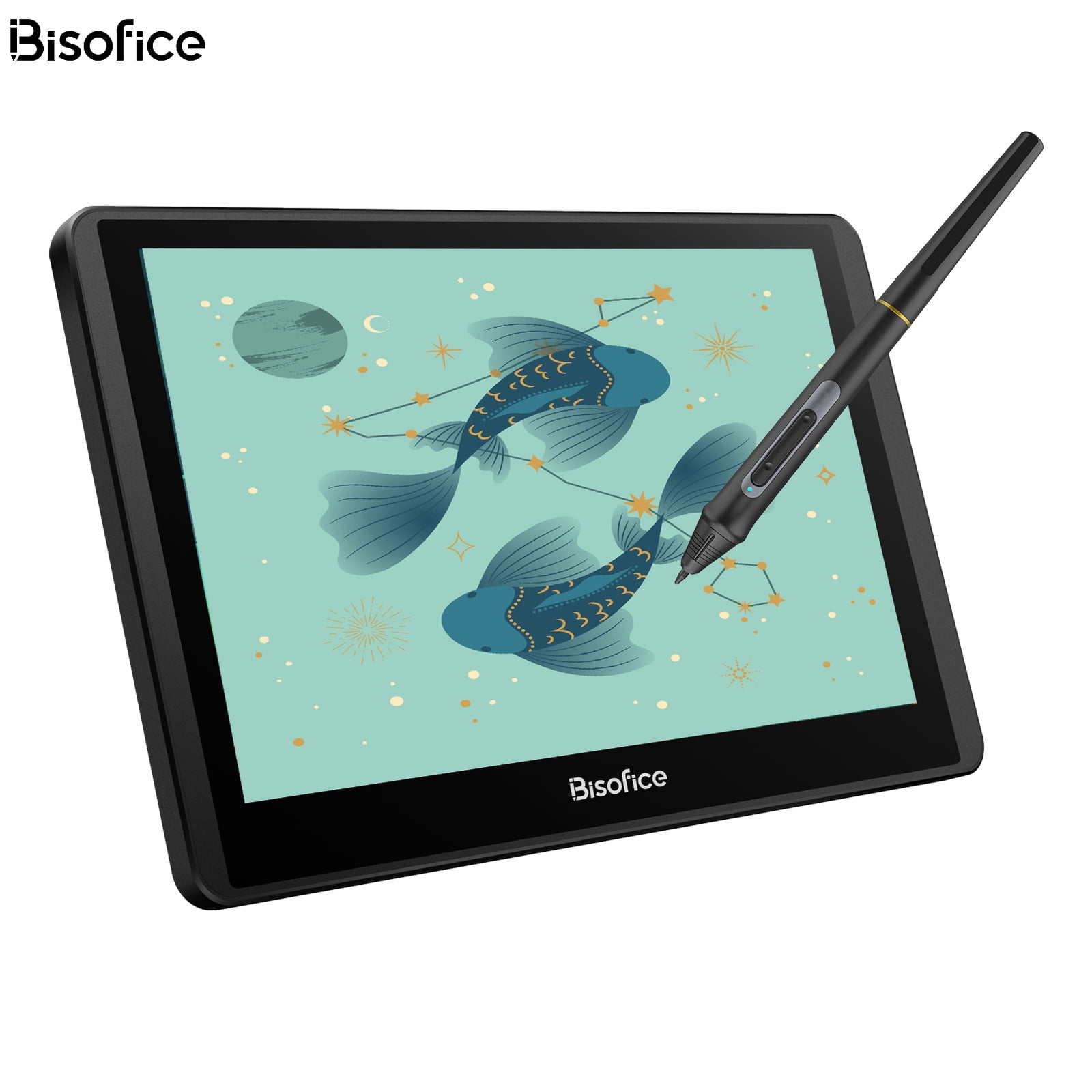 Bisofice 12HD-A H-IPS Graphics Drawing Tablet w/ 11.6" Full HD ...