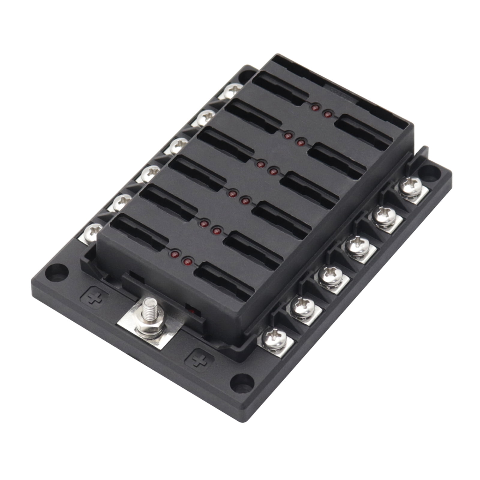 Bisofice Fuse Block,Boat Marine Rv Fuse Block 12v With Bus Fuse Led ...