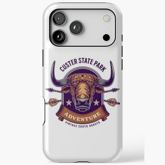 Bison Arrows Western Custer State Park iPhone Case 17 16 15 14 13 12 11 ...