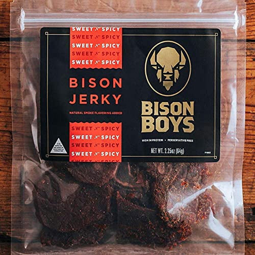 Bison Boys | Buffalo Jerky | Preservative Free Bison Meat | USA Raised ...